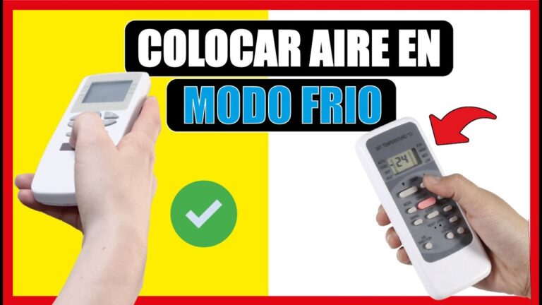 Cómo configurar el control del aire acondicionado para que enfrie ...