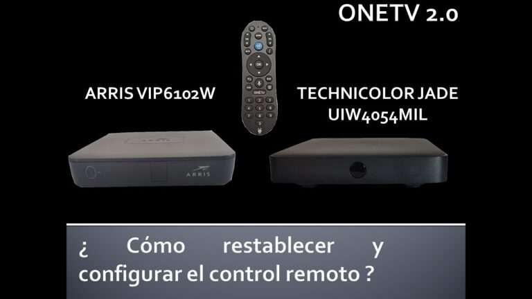 Cómo configurar el control de tigo one tv - Mundowin