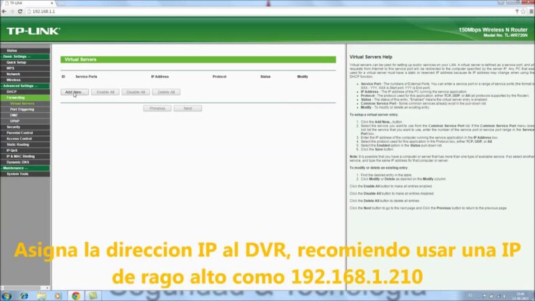 Cómo configurar dvr en tp-link - Mundowin