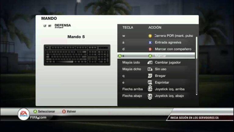 Cómo configurar el teclado en fifa 12 - Mundowin