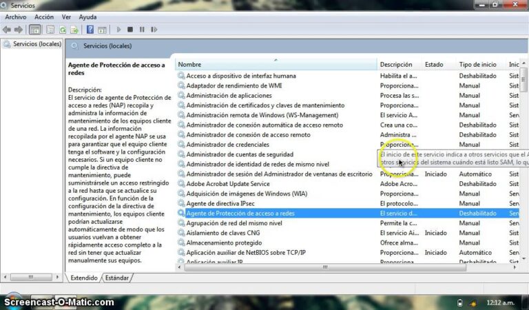 Cómo configurar los servicios de windows 7 - Mundowin