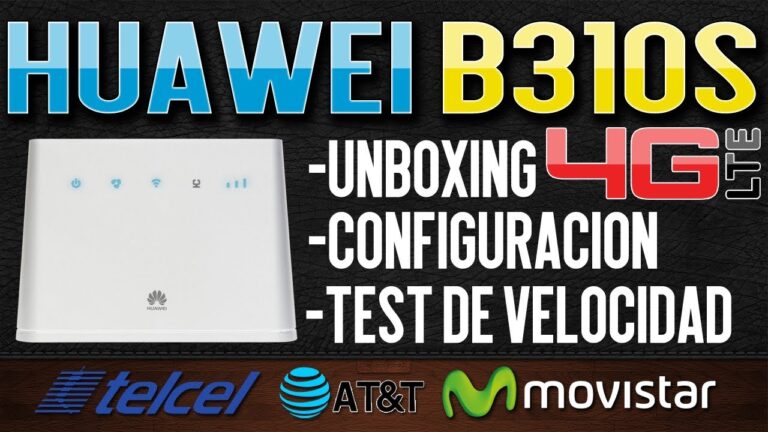 Cómo configurar router huawei lte cpe b310 - Mundowin