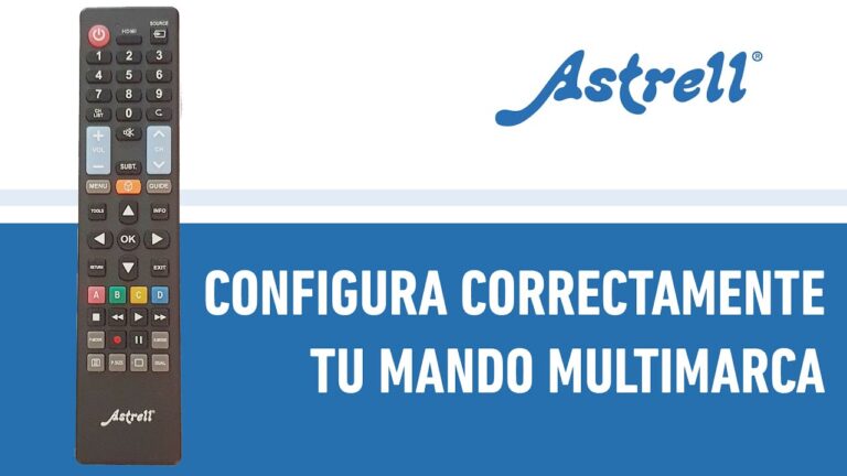 Cómo configurar mando a distancia universal astrell - Mundowin