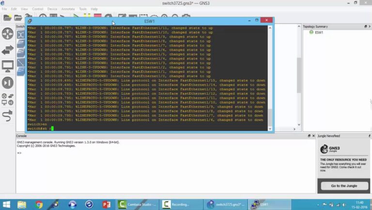 Cómo configurar un switch en gns3 - Mundowin