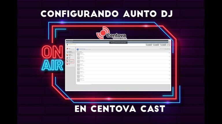 Cómo configurar el auto dj centovacast - Mundowin