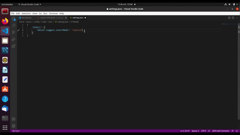 Cómo configurar indentación en visual studio code - Mundowin