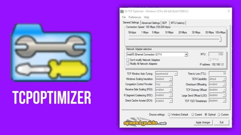 cómo configurar el tcp optimizer para windows 7 - Mundowin