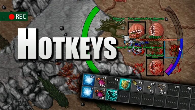 How to configure tibia hotkeys - Mundowin