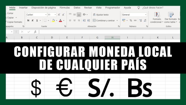 Cómo configurar la moneda en excel - Mundowin