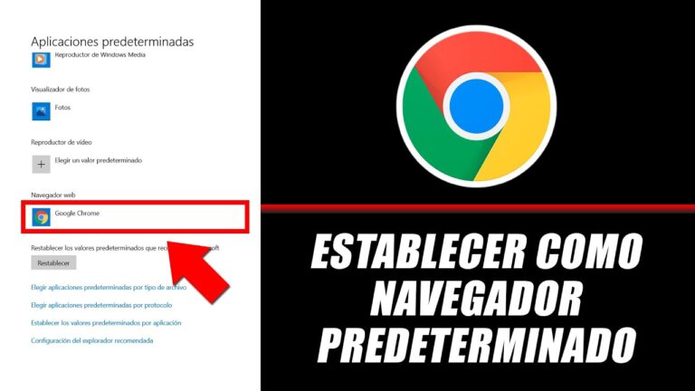 Cómo configurar chrome como predeterminado windows 10 - Mundowin