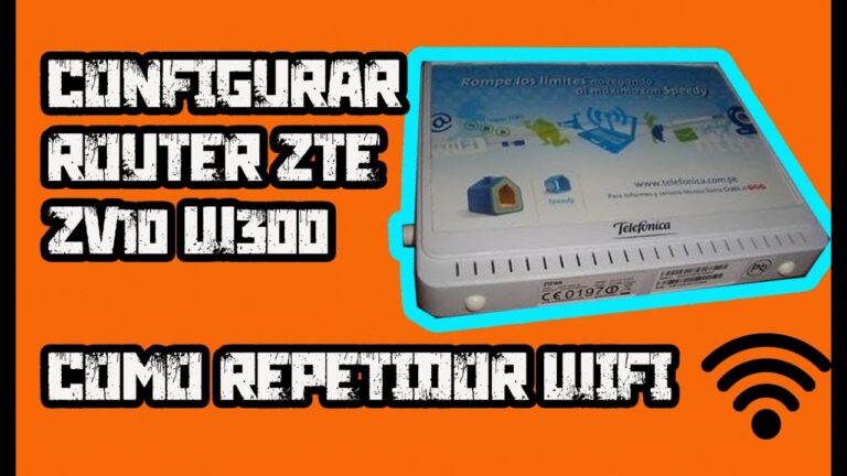Cómo configurar modem zte zxv10 w300 movistar colombia - Mundowin