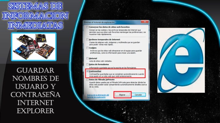 Cómo configurar internet explorer para guardar contraseñas - Mundowin