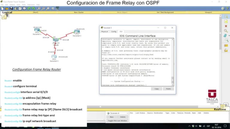 Cómo configurar ospf en frame relay - Mundowin