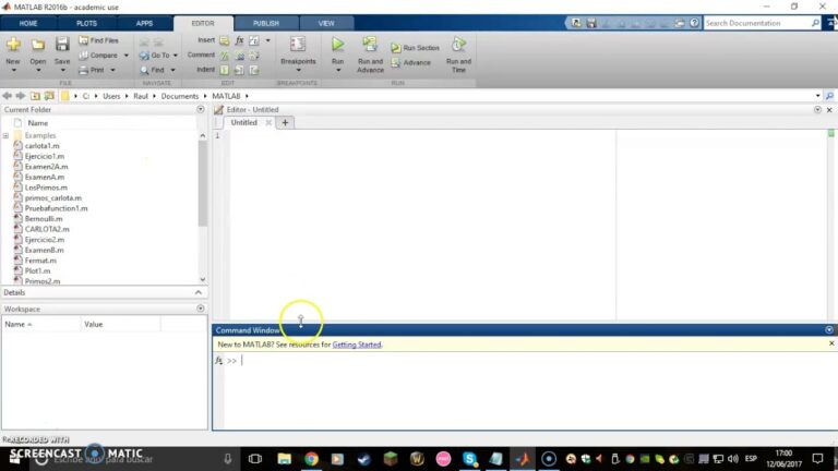 Cómo configurar la pantalla de matlab - Mundowin