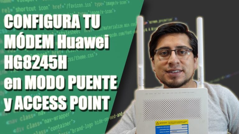 Cómo configurar modem huawei como access point - Mundowin