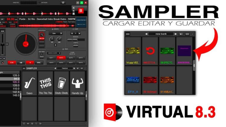 Cómo configurar los samples de virtual dj 8 - Mundowin
