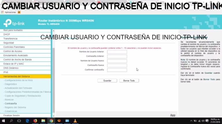 Cómo configurar router tp link usuario contraseña - Mundowin