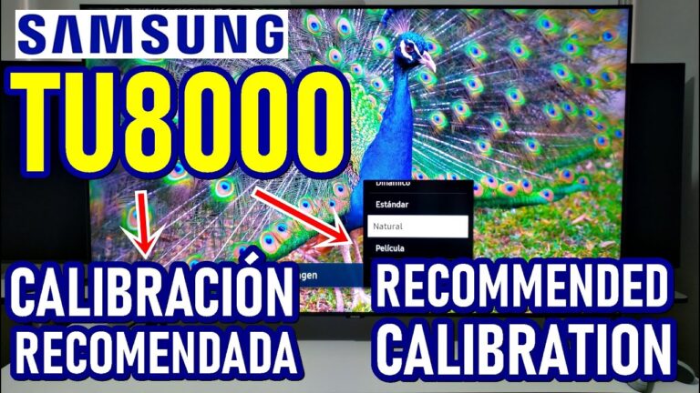 Cómo configurar imagen tv samsung 4k tu8000 - Mundowin