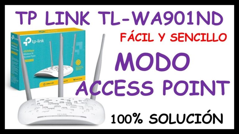 Cómo configurar un access point tp link tl-wa901nd - Mundowin