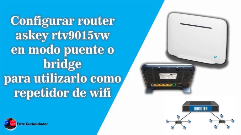 Cómo configurar modem askey rtv9015vw como repetidor sin cables - Mundowin