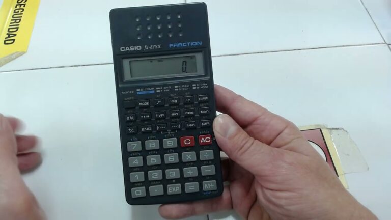 How to set up Casio FX-82SX fraction calculator - Mundowin