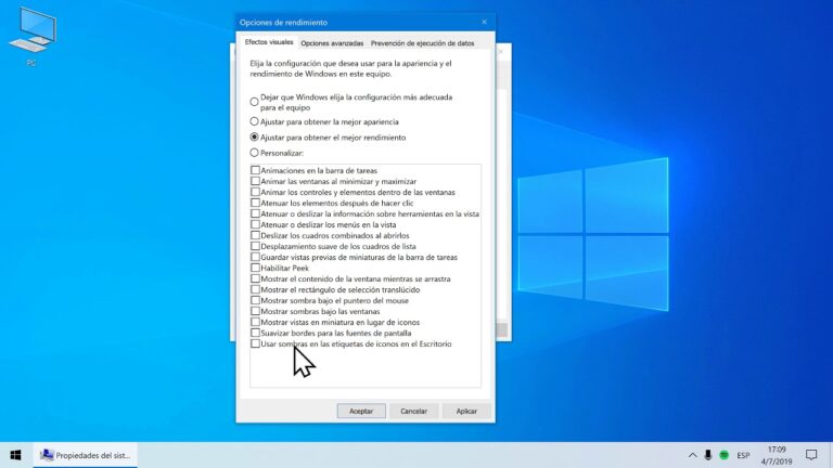 Como configurar efeitos visuais no Windows 10 - Mundowin