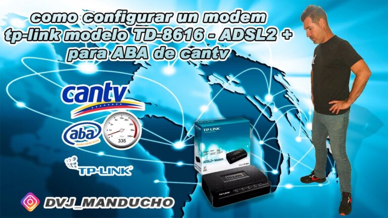 Cómo configurar modem tp link td 8817 aba - Mundowin