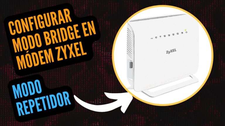 Cómo configurar modem zyxel p 600 modo bridge - Mundowin
