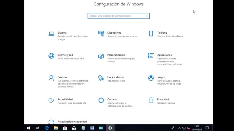 Cómo configurar panel de control windows 10 - Mundowin
