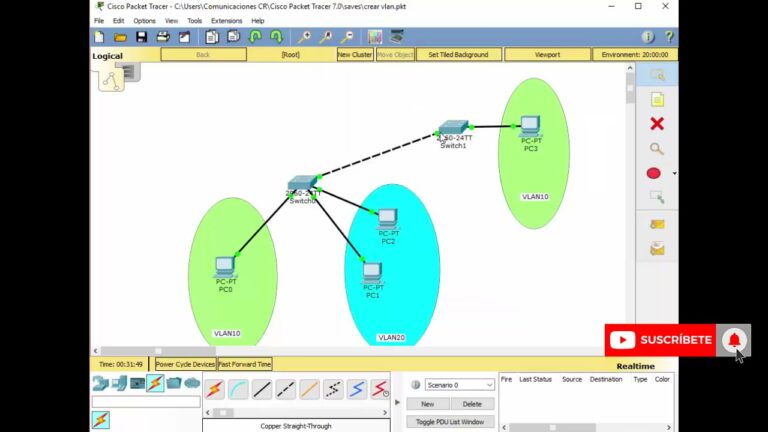 Cómo configurar 2 vlan en packet tracer - Mundowin