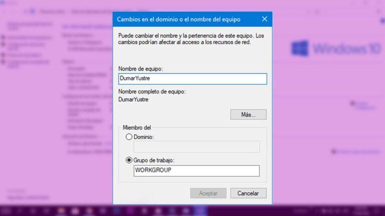 Cómo configurar dominio en windows 10 home - Mundowin